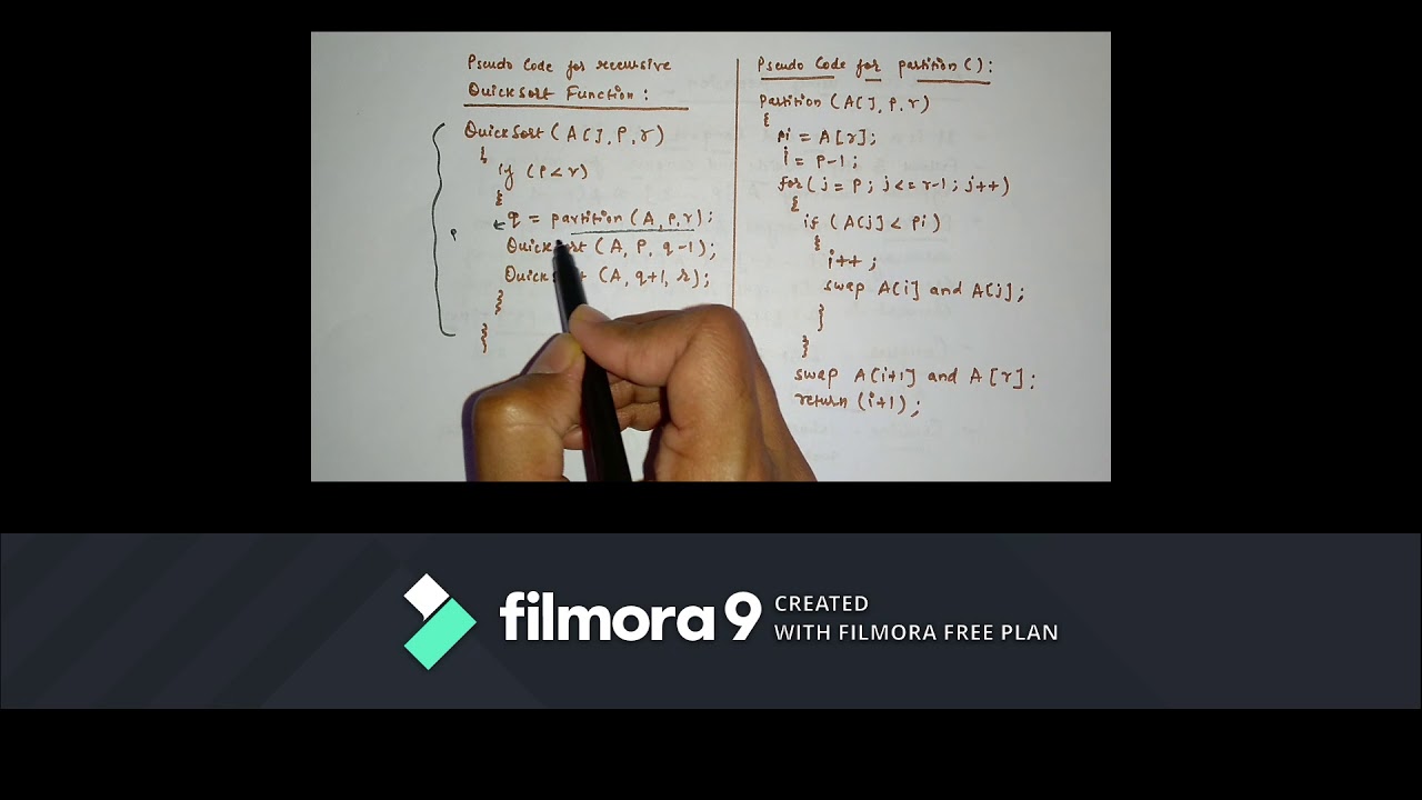 Quicksort Algorithm using Recursion (Lecture 1 in Hindi) - YouTube