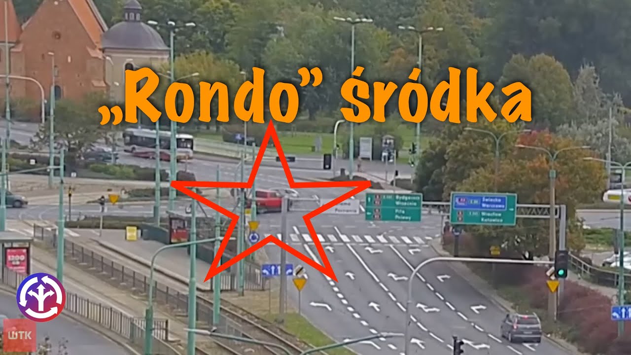 Kolizja goni kolizję czyli Rondo Śródka w Poznaniu - YouTube