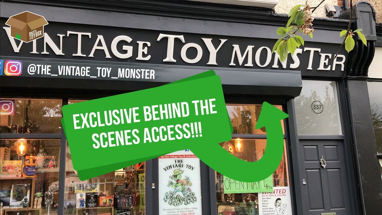 Ep. 43 - First look into the new The Vintage Toy Monster store! - YouTube