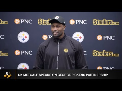 Steelers' DK Metcalf Talks About George Pickens - YouTube