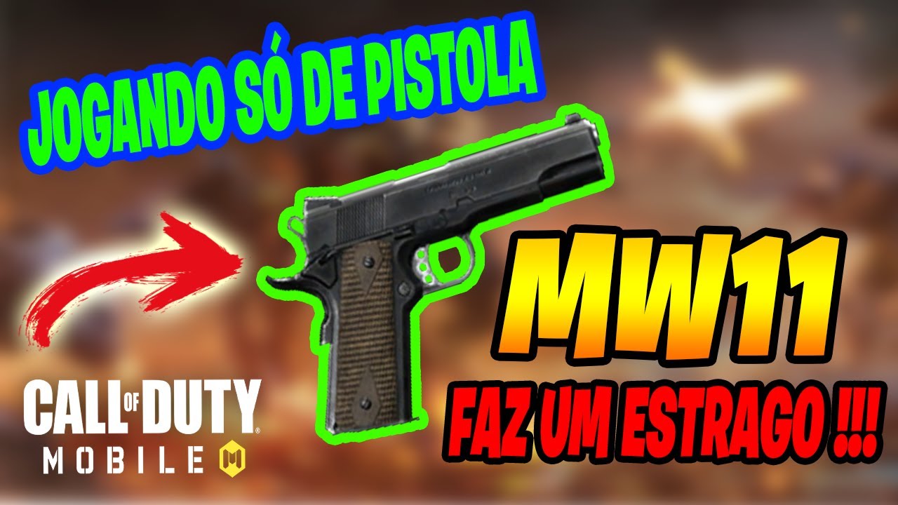 COD MOBILE: VEJA QUE É POSSÍVEL "MITAR" COM UMA PISTOLA NO JOGO - MW11 ...