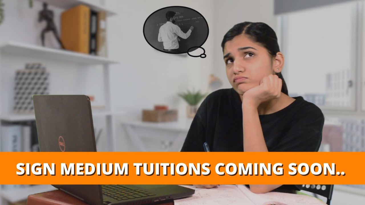 Sign Medium Tuitions Coming Soon.. - YouTube