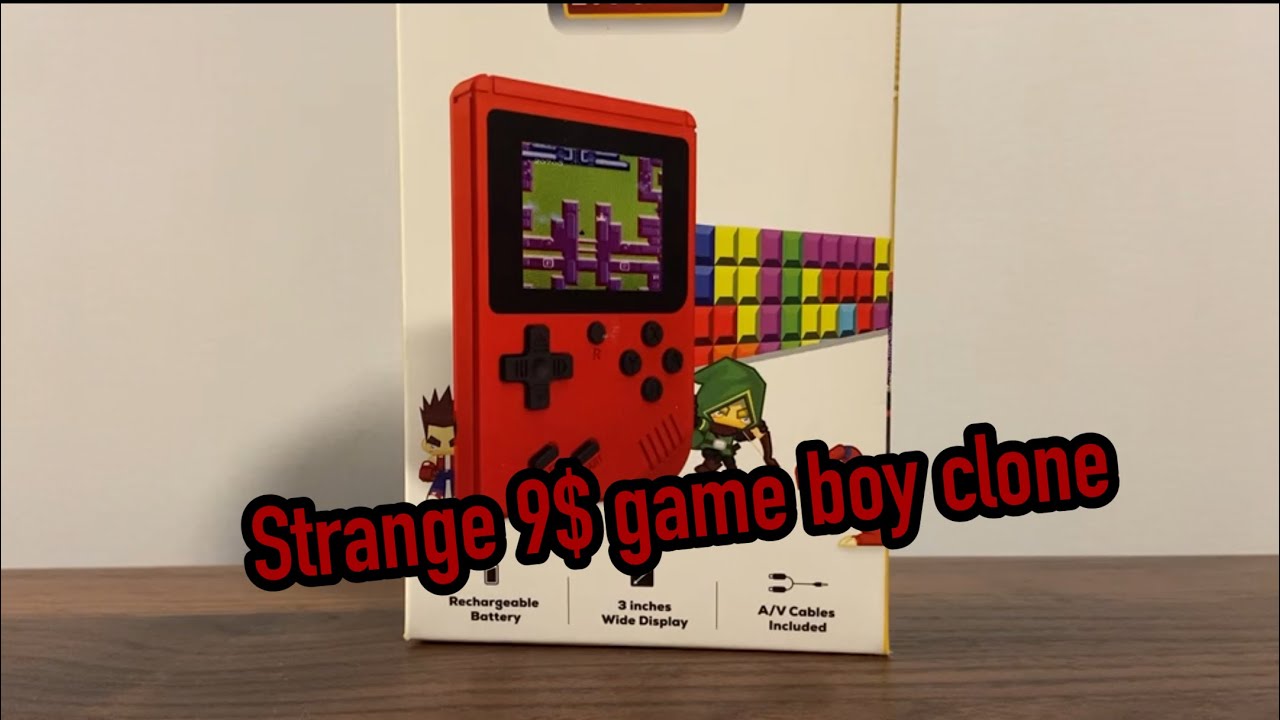 Strange 9$ gameboy clone -video game nerd - YouTube