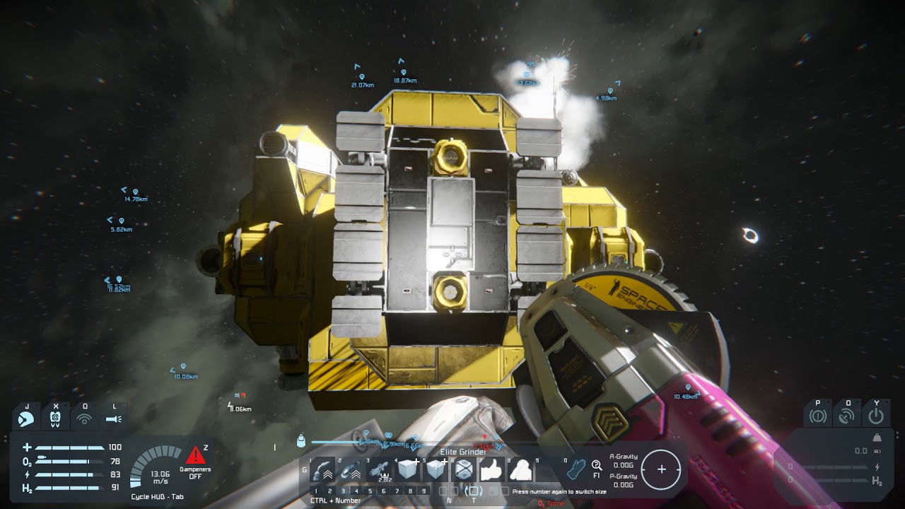 Space Engineers - Capturing A Mining Hauler - YouTube