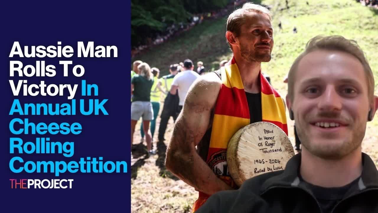 Aussie Man Rolls To Victory In Annual UK Cheese Rolling Competition ...