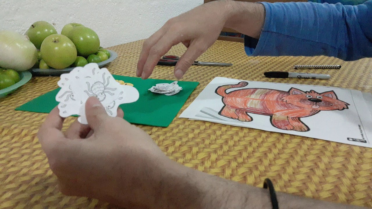 Gato matemático 1... Cómo elaborar el material. - YouTube