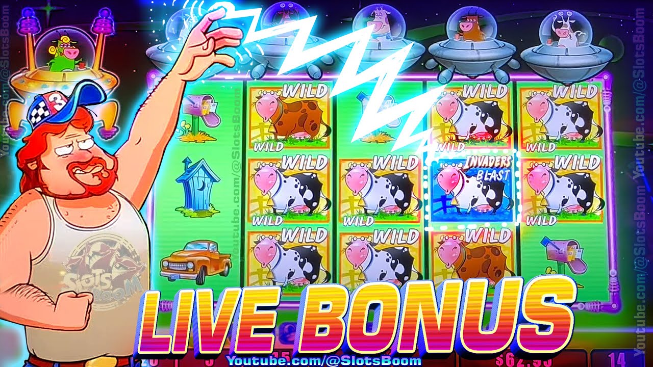 WE WANT OUR COWS BACK!!! LIVE BONUSES on INVADERS ATTACK FROM THE ...