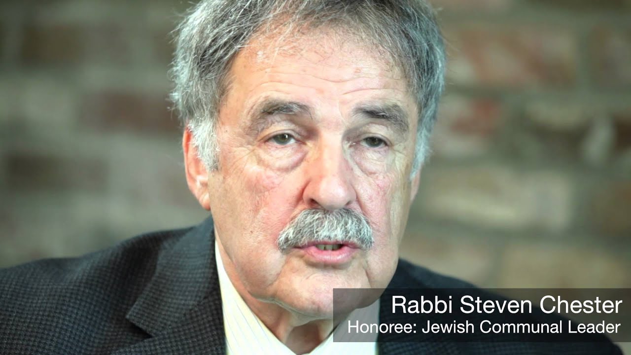 Rabbi Steven Chester is honored as a Community Leader - YouTube