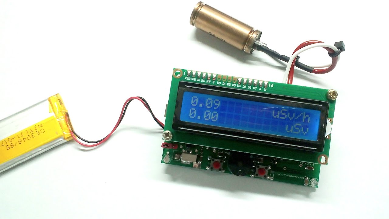 Gamma Rate Dosimeter with LND-712 Geiger Tube - YouTube