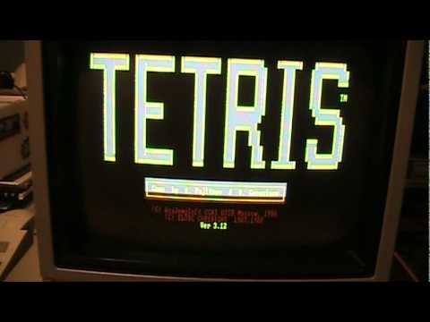 Vintage IBM PC games: Pango, Lawn Mower, Ribbit & Tetris x 2 - YouTube
