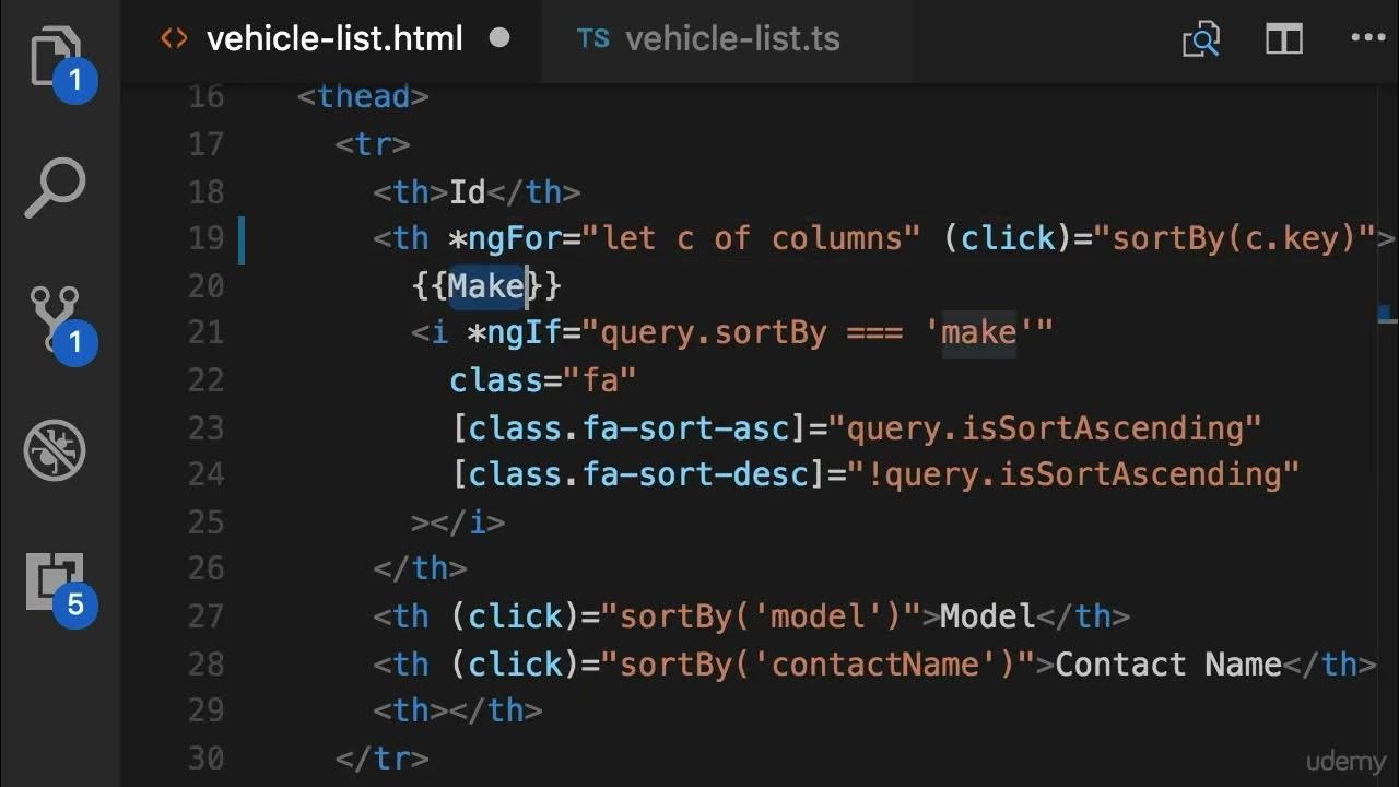 ASP.NET Core | #98 - Rendering the Columns Dynamically [By Mosh Hamedani] - YouTube