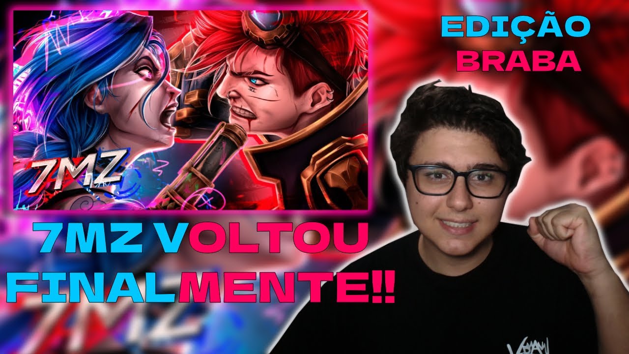 REACT - 7 Minutoz - VI E JINX - YouTube