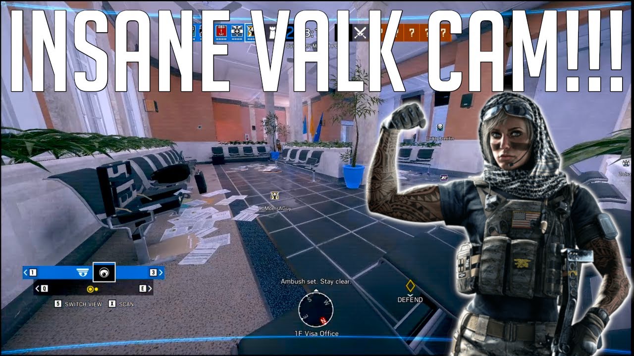 Insane Valk Cam - Rainbow Six Siege - YouTube