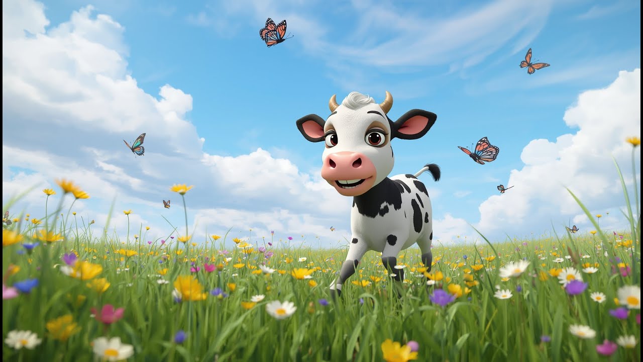 Baby Cow Say Moo Moo Moo | Fun Animal Song for Kids | Toddler Sing ...