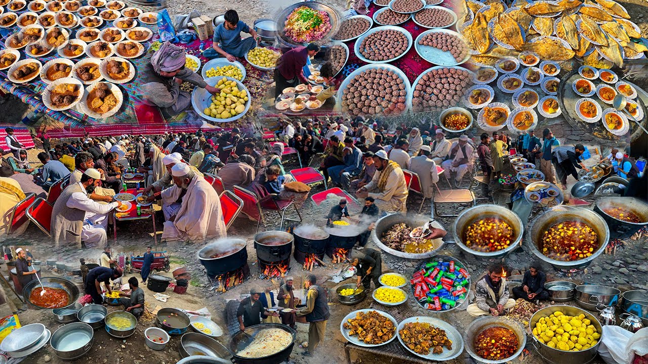 Ultimate Afghanistan marriage ceremony | Afghan village food | Cooking ...