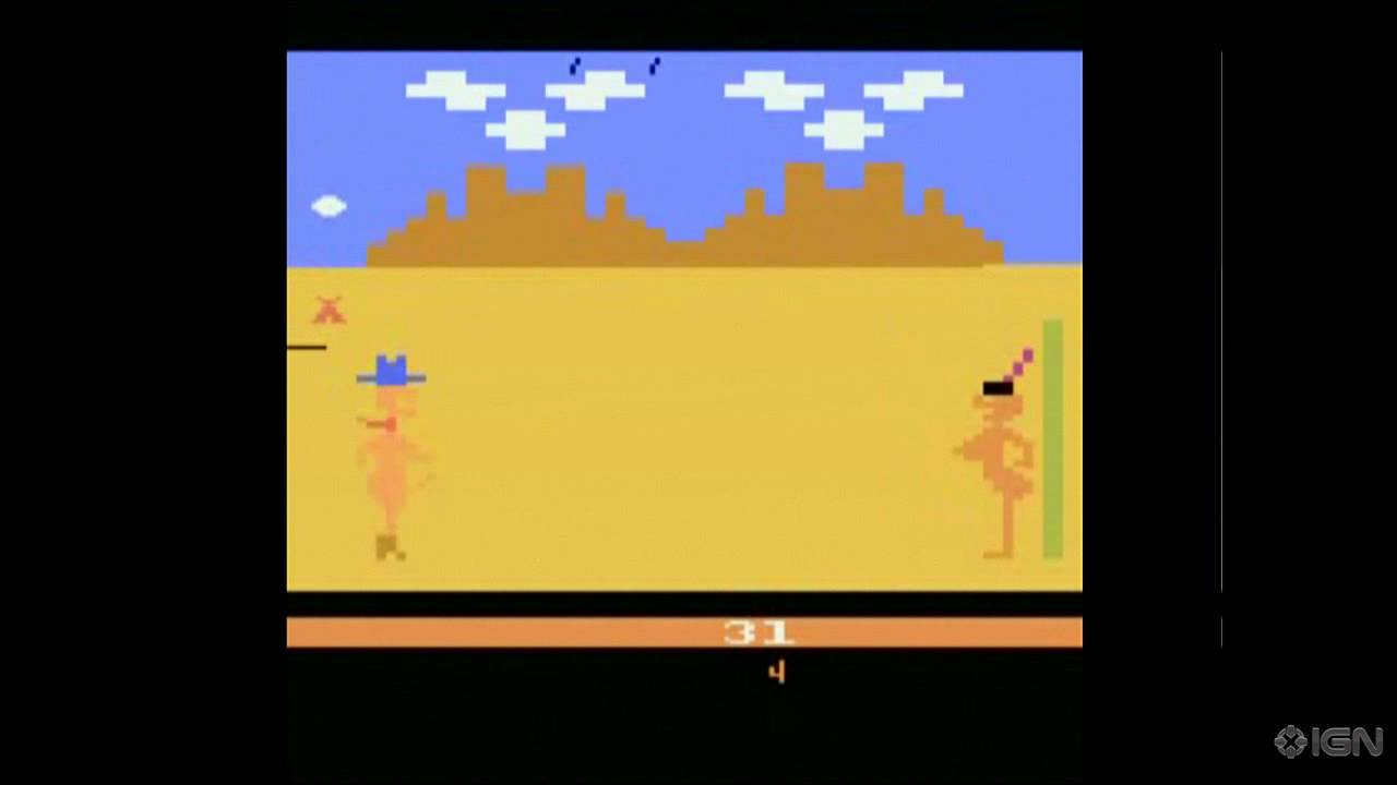 Custer's Revenge Retro Game Gameplay - Scoring with - YouTube