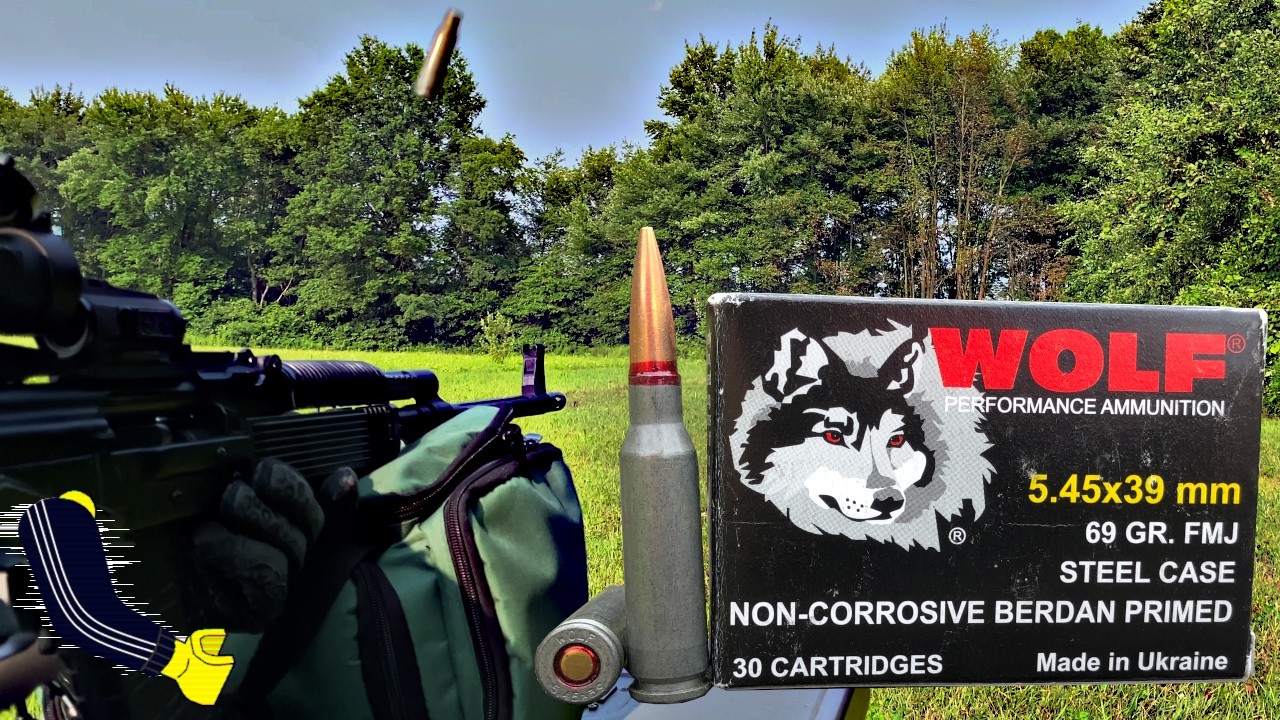 WOLF 5.45x39 69gr. FMJ//Velocity Test - YouTube