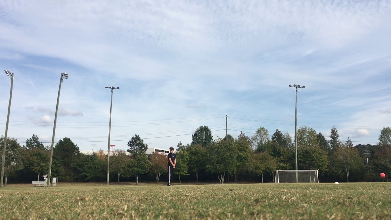 Projectile Motion of a Soccer Ball - YouTube