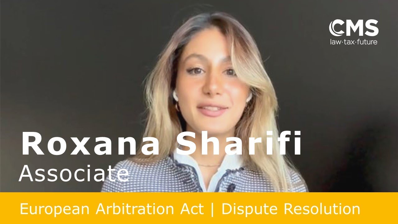Must arbitration practitioners apply the EU AI Act? | Roxana Sharifi ...