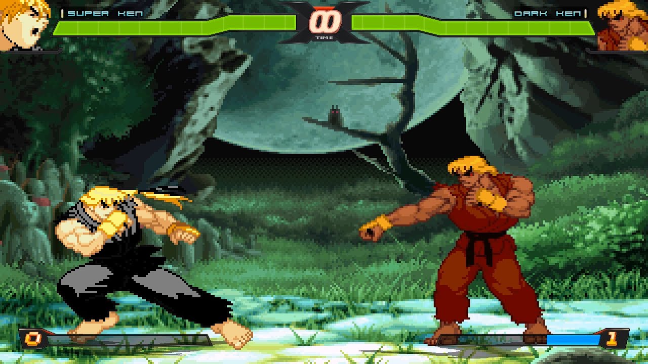 MUGEN - Super Ken vs. Dark Ken - Download - YouTube