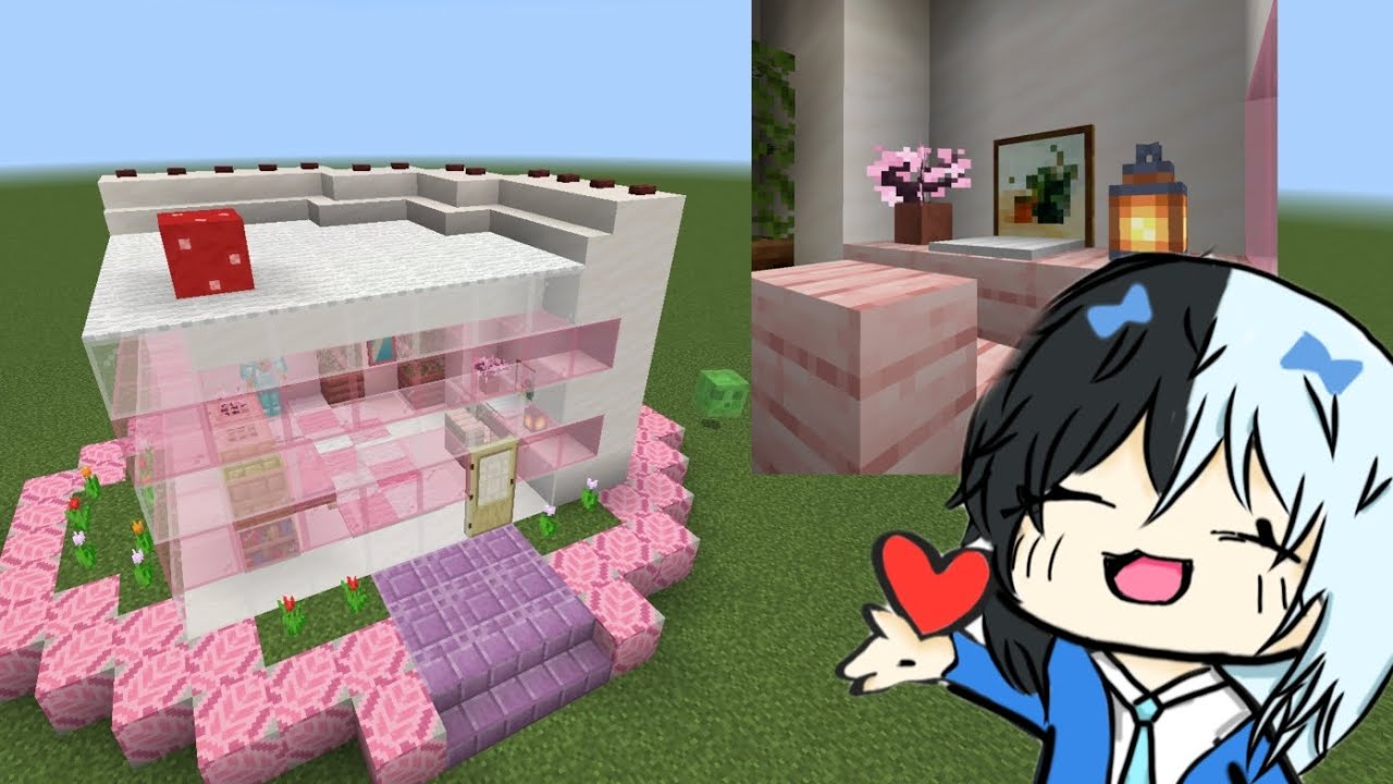 Cake House Tutorial ||Minecraft Tutorial #minecraft #building #cake # ...