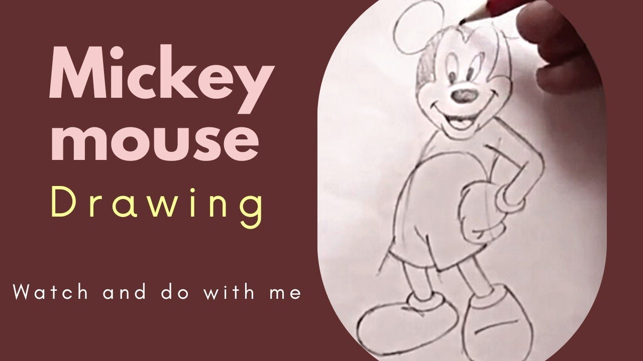 Micky mouse drawing | How to draw Micky Mouse | Colourful Box | # ...