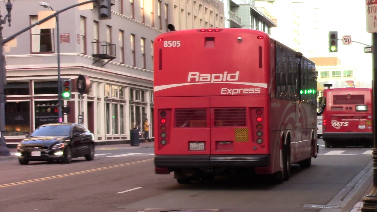 MTS Rapid Express - Blue Bird Express 4500 Route 280 #8505 - YouTube