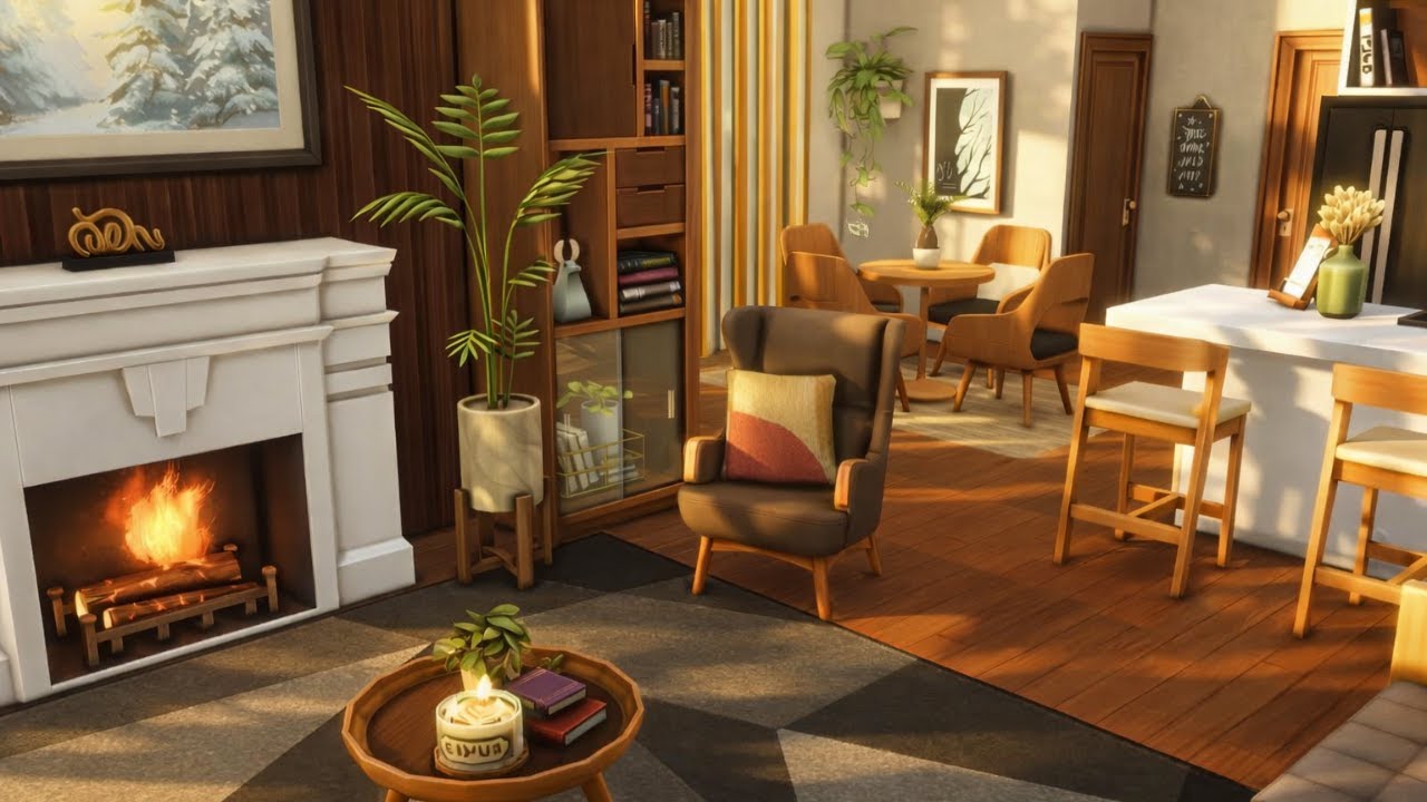 Small Modern Apartment 🏙️ The Sims 4 Speed Build | No CC - YouTube