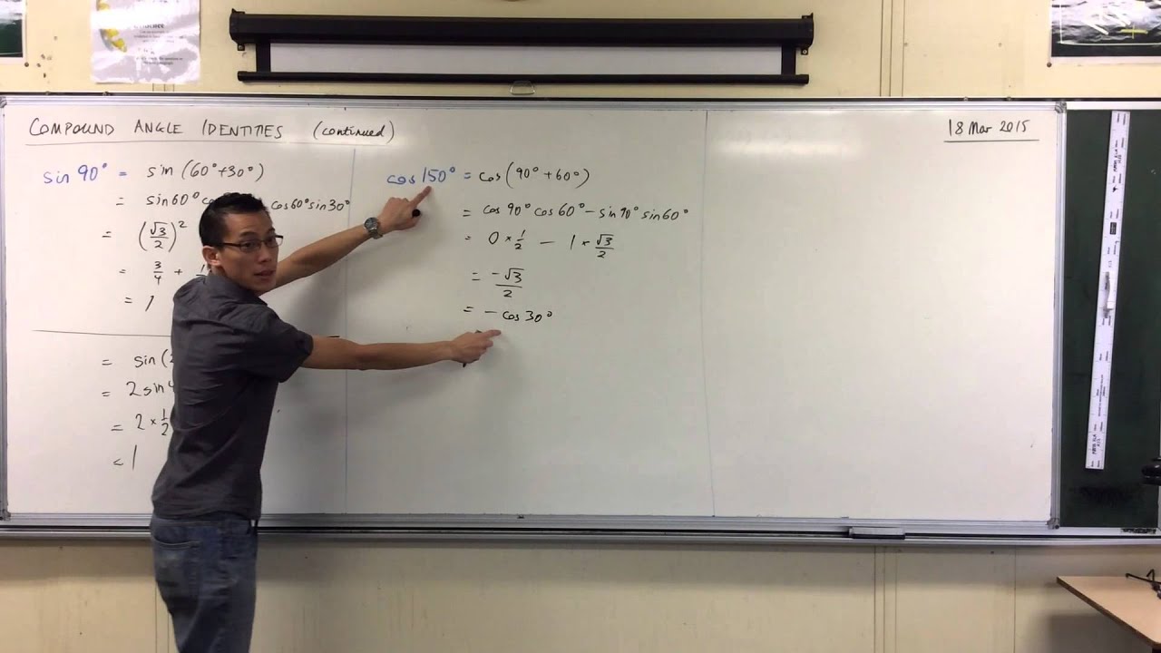 Compound Angle Identities (4 of 4: Example Questions) - YouTube