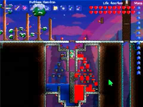 terraria water/lava pump - YouTube