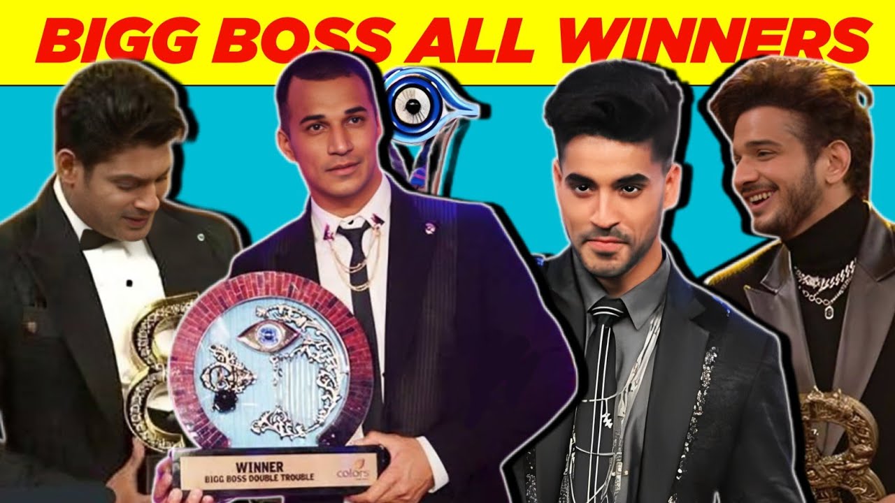 Bigg Boss all seasons winners list from Season 1 to 17 - YouTube