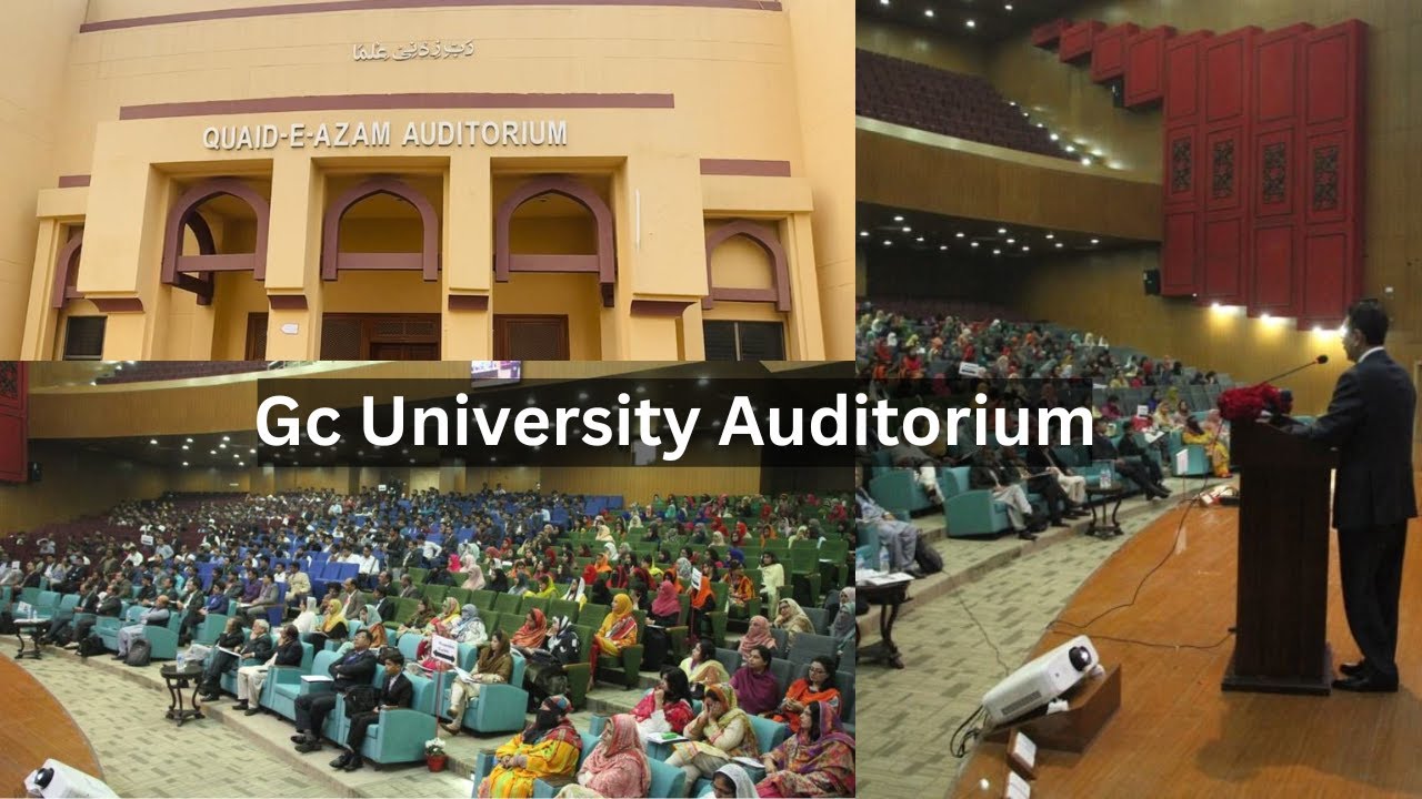 GC University auditorium: BBA department at the new campus ...