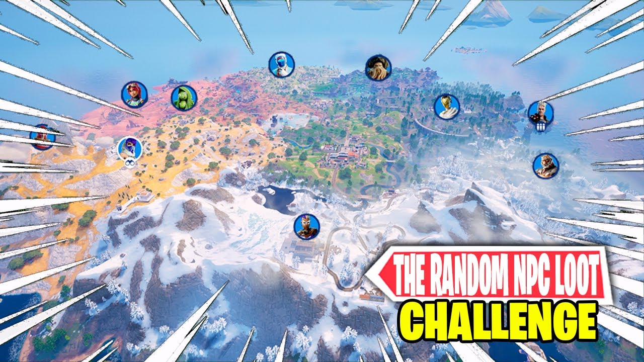 The Random NPC Loot Challenge in Fortnite - YouTube