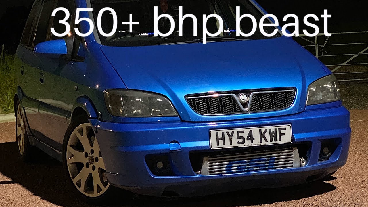 350 bhp + zafira Gsi modified pops bangs rev popcorn limiter test drive ...