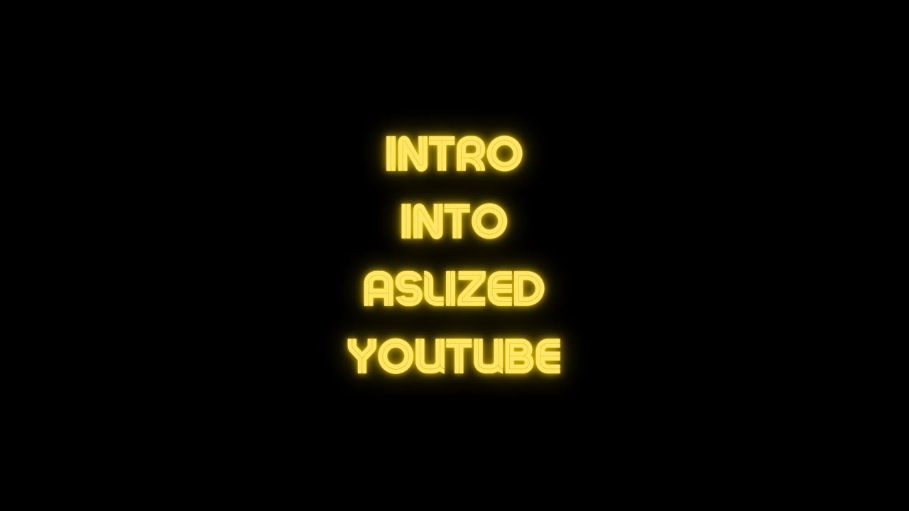 #1 Intro Part 1 -- to be continued... :) - YouTube