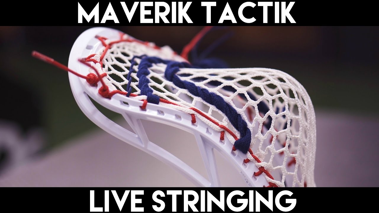 Maverik Tactik Live Stringing - YouTube
