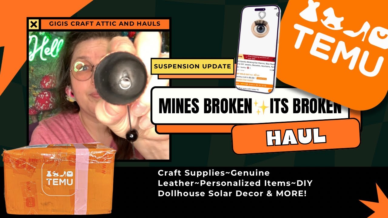 Late Night Temu Haul Shenanigans! Broken Items? My Face on a Stamp ...