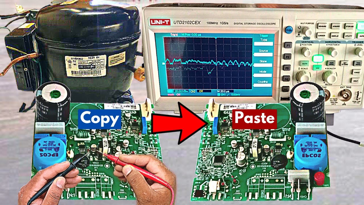 Fix Embraco Compressor Vcc3 Inverter Board with this Method - YouTube