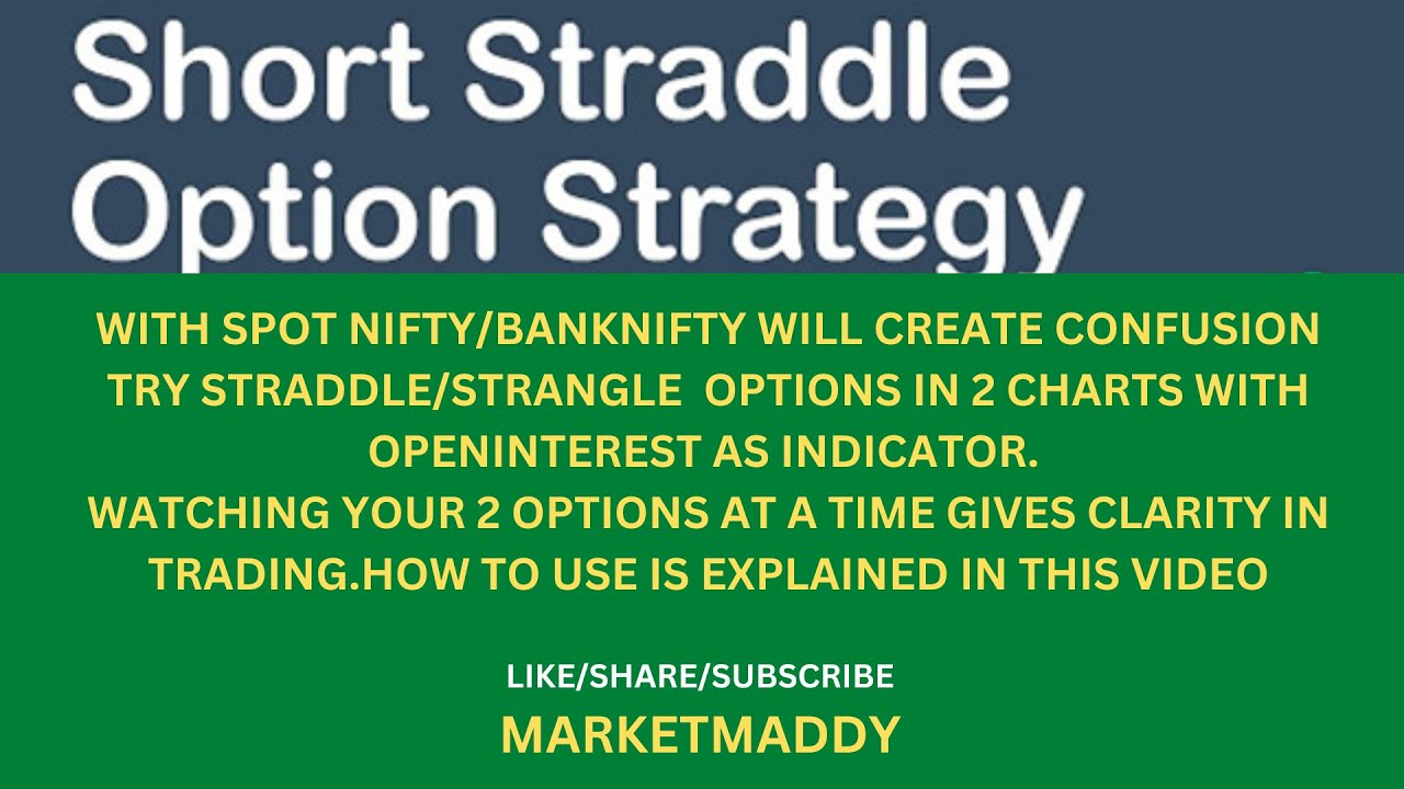 TRY SHORT STRADDLE OPTIONS IN 2CHARTS .HOW TO SEE BOTH CE&PE OPTION ...