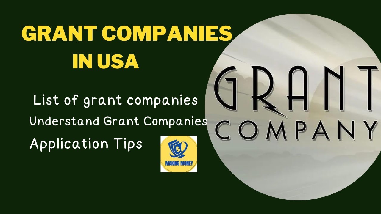 Unlocking Opportunities: Comprehensive List of Grant Companies in the ...