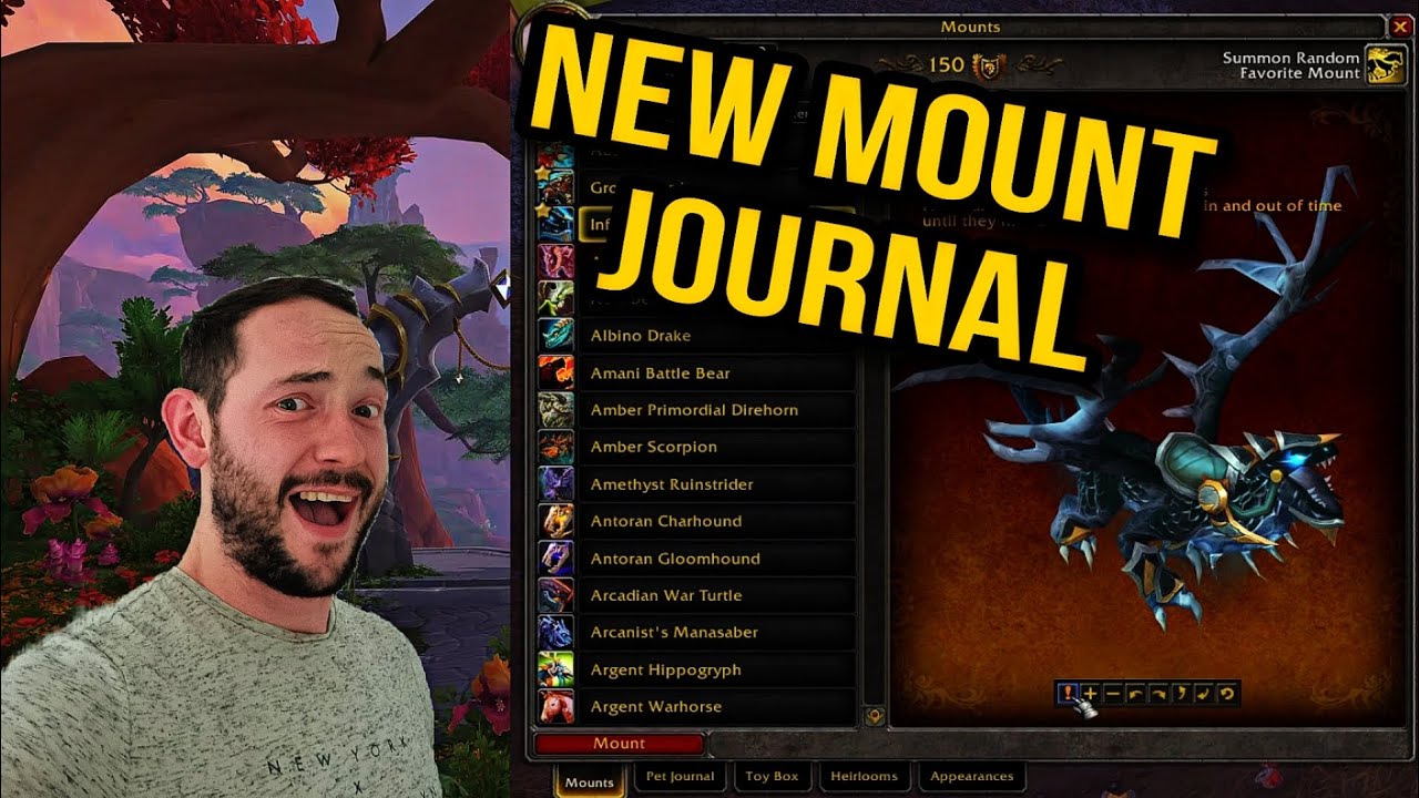This World of Warcraft Mount Journal is Insane - YouTube