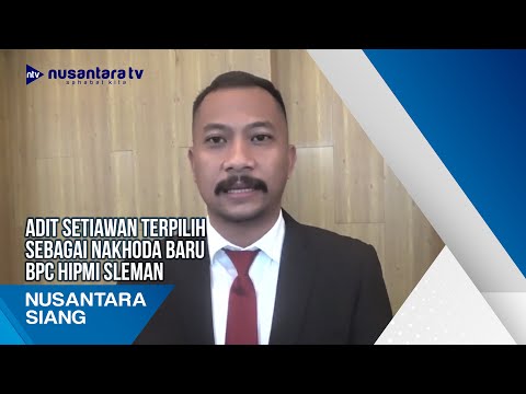 Adit Setiawan Terpilih Sebagai Nakhoda Baru Bpc Hipmi Sleman - YouTube