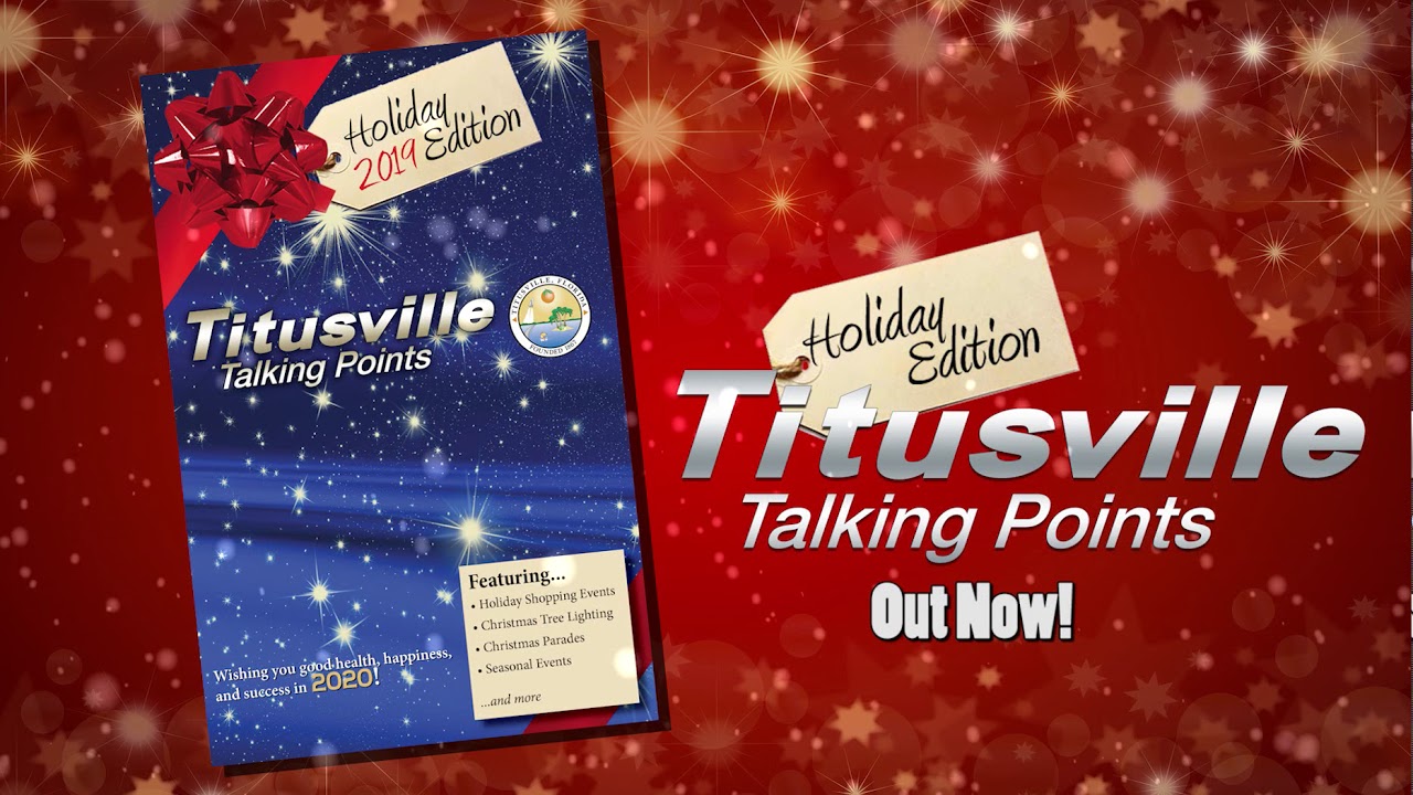 A Special Holiday Edition of Titusville Talking Points is Out Now ...