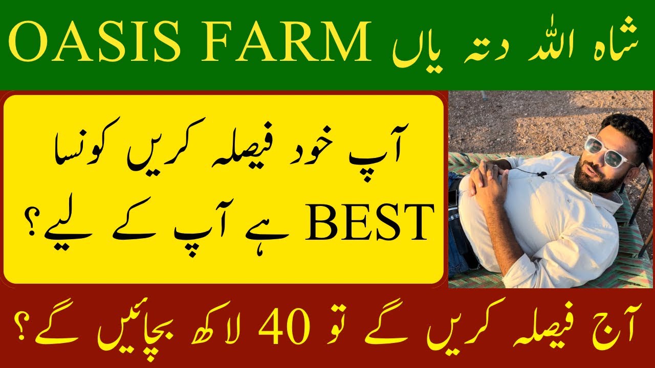 Oasis farms vs Shah Allah ditta farm house #islamabad # ...