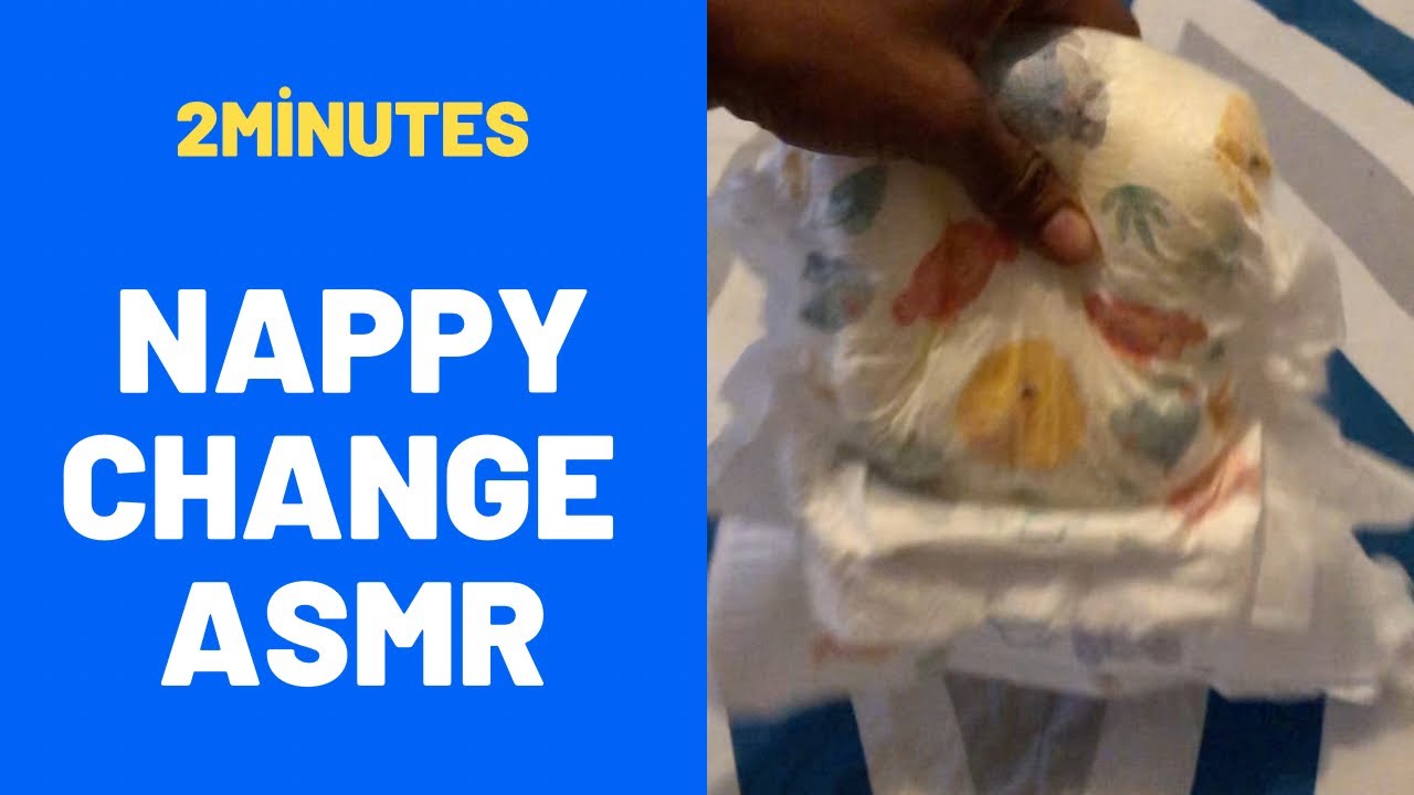 Relaxing Baby ASMR Nappy Change: Gentle Crinkles & Cooing Sounds - YouTube