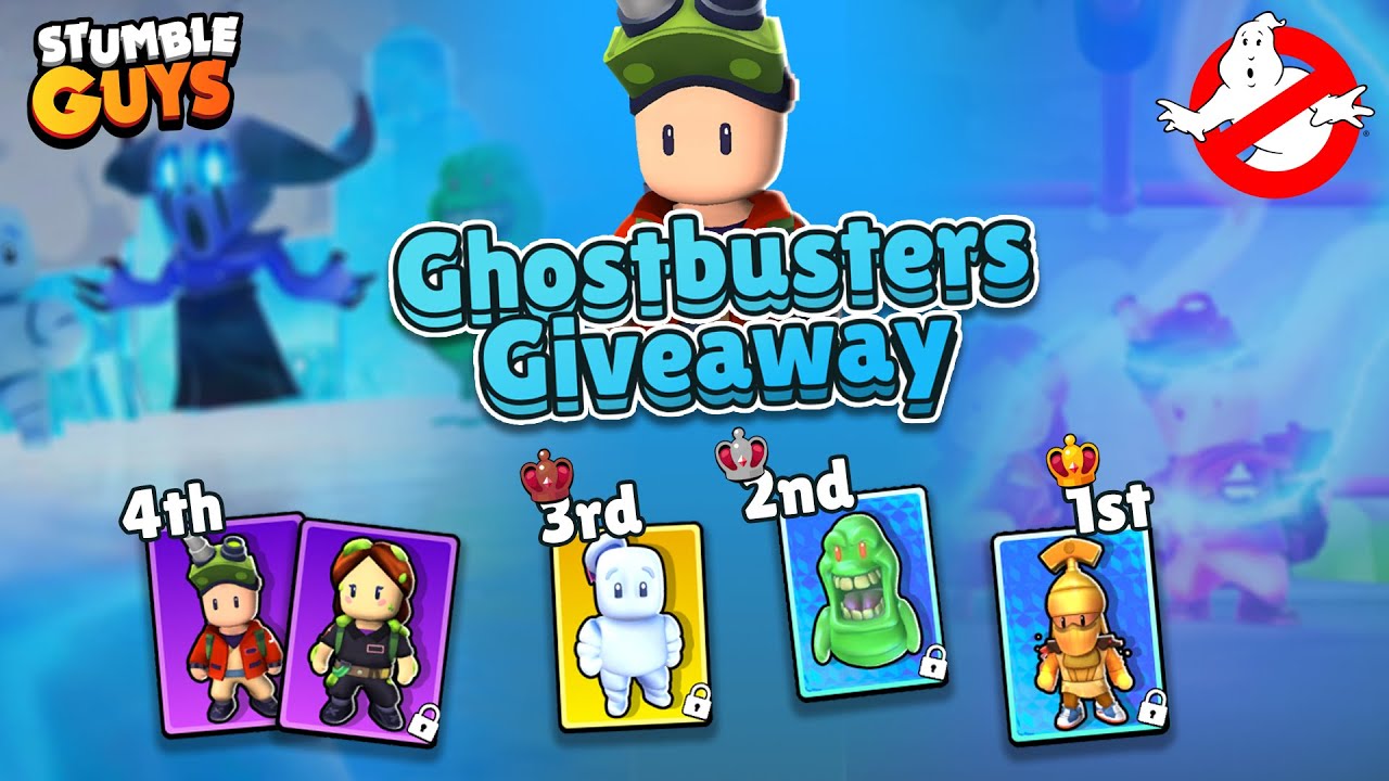 Ghostbusters Giveaway Skin Custom Party from Stumble Guys for 10 Winner ...