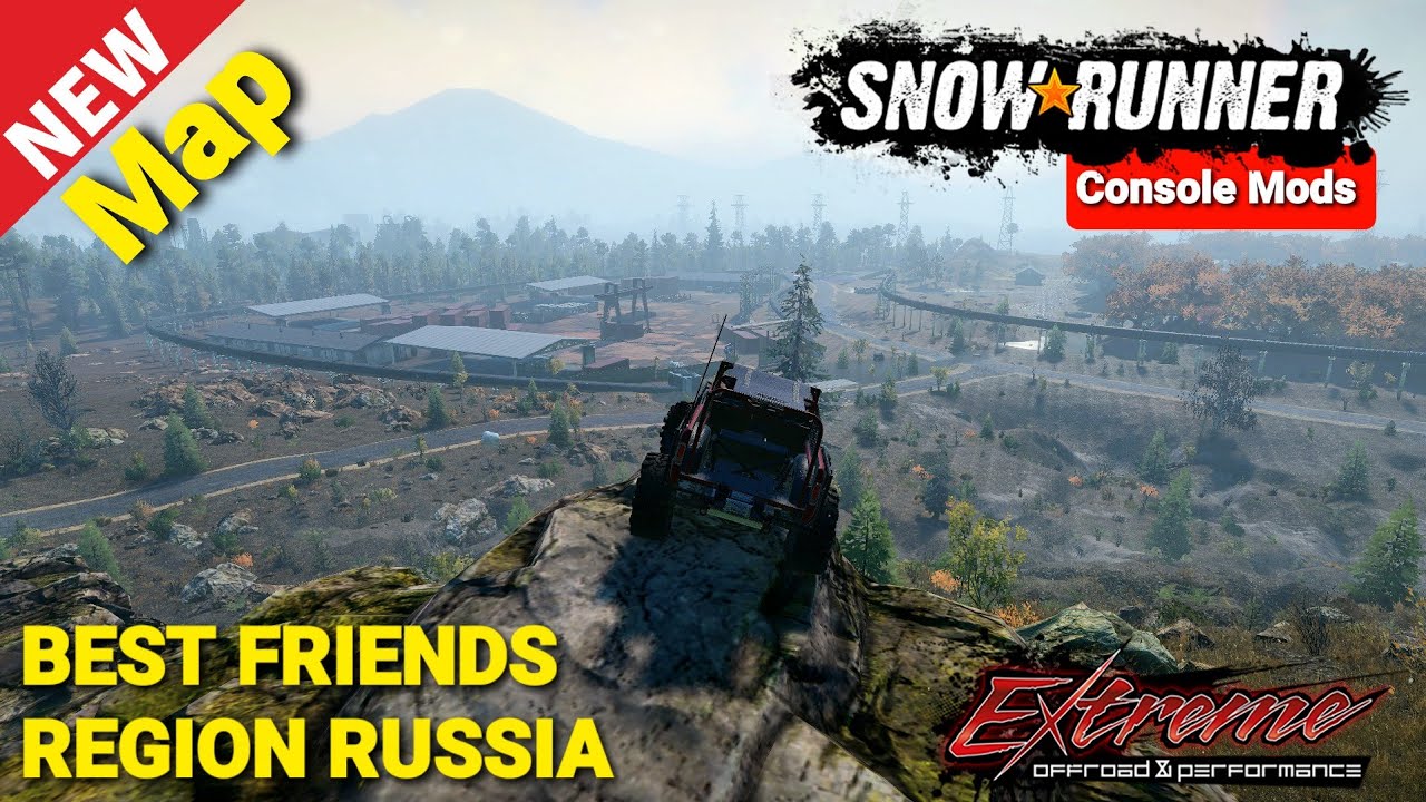 New Map BEST FRIENDS REGION RUSSIA In Snowrunner Update xbox one - YouTube