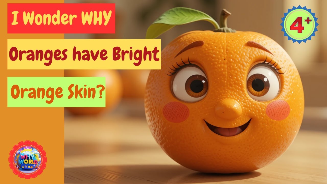Why Do Oranges Have Bright Orange Skin | Educational Learning for Kids ...