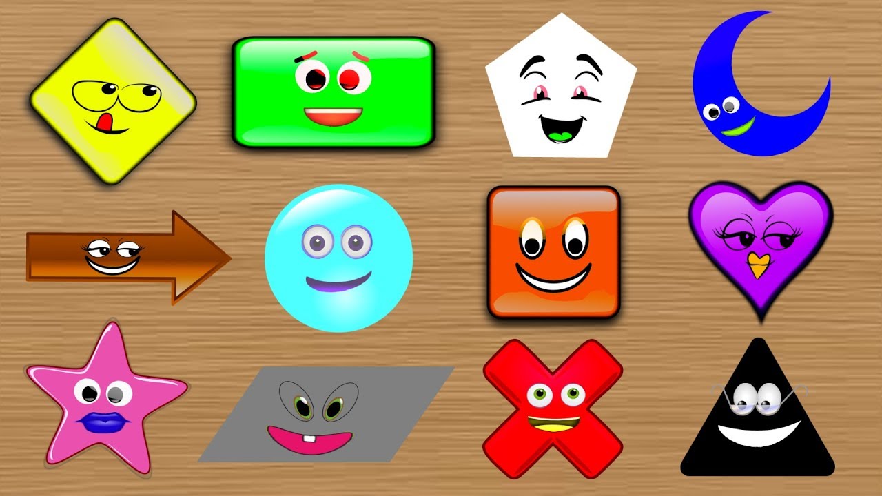 Learn Colors & Shapes For Toddlers Children Kids | Learning Video For ...