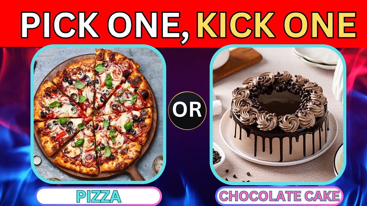 Pick One Kick One - Savory vs Sweet Edition - YouTube